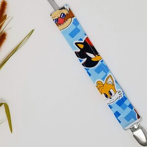 Sonic the Hedgehog Pacifier Clip / Binky Holder - Etsy