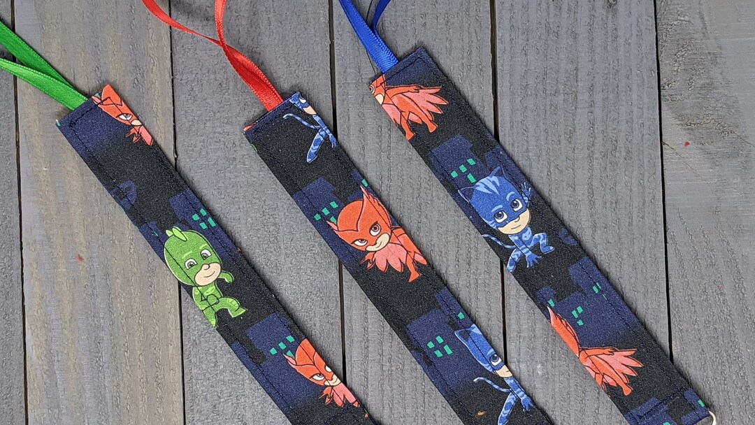 PJ Masks Pacifier Clip / Catboy Owlette Gekko - Etsy