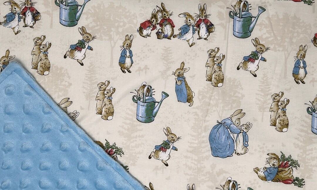 Peter Rabbit Blanket / Custom Sizes and Colors - Etsy
