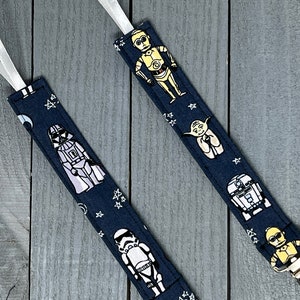 Star Wars Pacifier Clip / Universal Fabric Binky Holder - Etsy