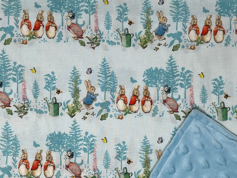 Peter Rabbit Blanket / Custom Sizes and Colors - Etsy
