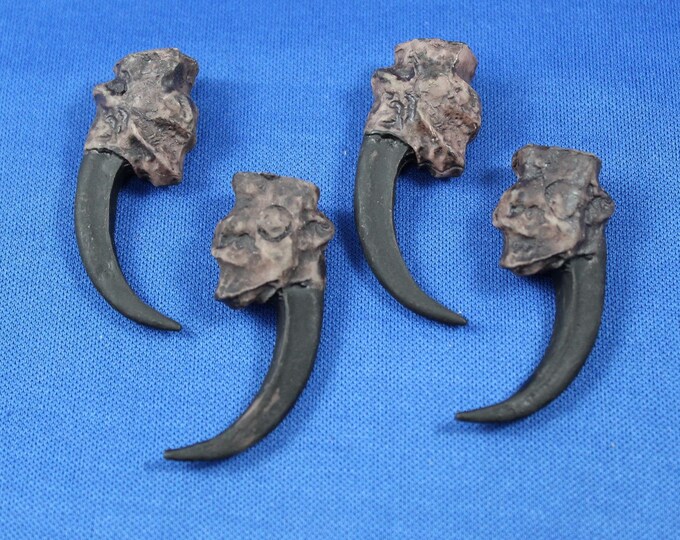 4 Synthetic Eagle Claws, 2" Long, Perfect for Necklace Project, Native ...