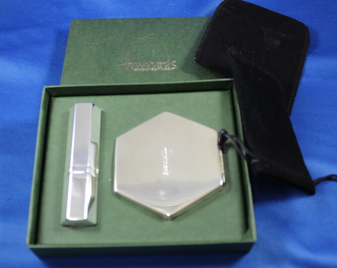 Harrods of London Compact Mirror and Perfume Atomizer, New Old Stock in ...