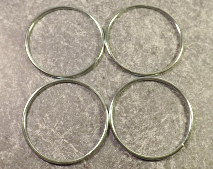 3 Inch Metal Rings, 3 Craft Rings, Qty of 4, Soldered Metal Craft Rings ...