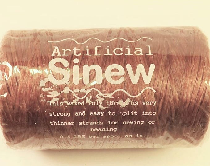 Artificial Sinew 70lb Strength 300 Yards 8oz Spool Brown in Color ...