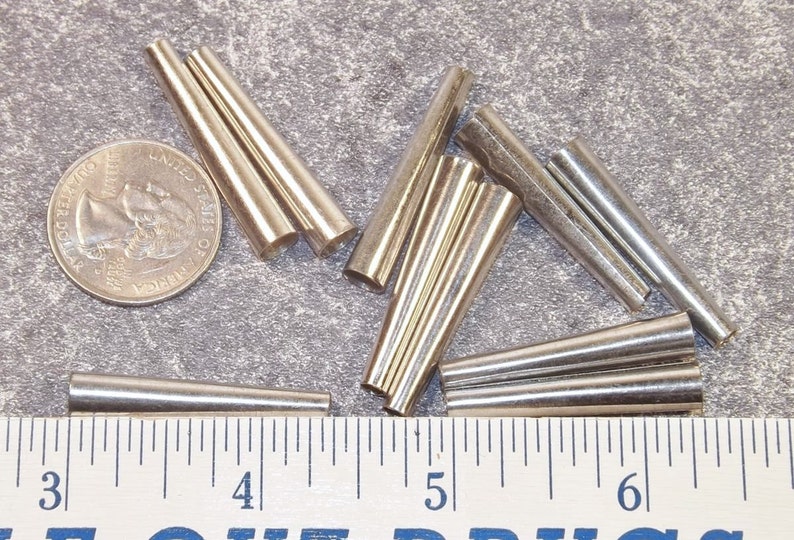 Tin Cones Lot of 20 1 1/4 Silver Tone Metal Cones | Etsy