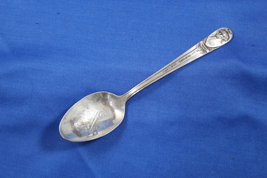 John Adams Spoon, Appointed Chief Justice John Marshall, Wm Rogers MFG ...