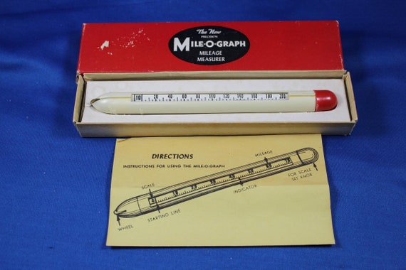 Mile O Graph Mileage Measuring Instrument 1950 Map Tool for | Etsy