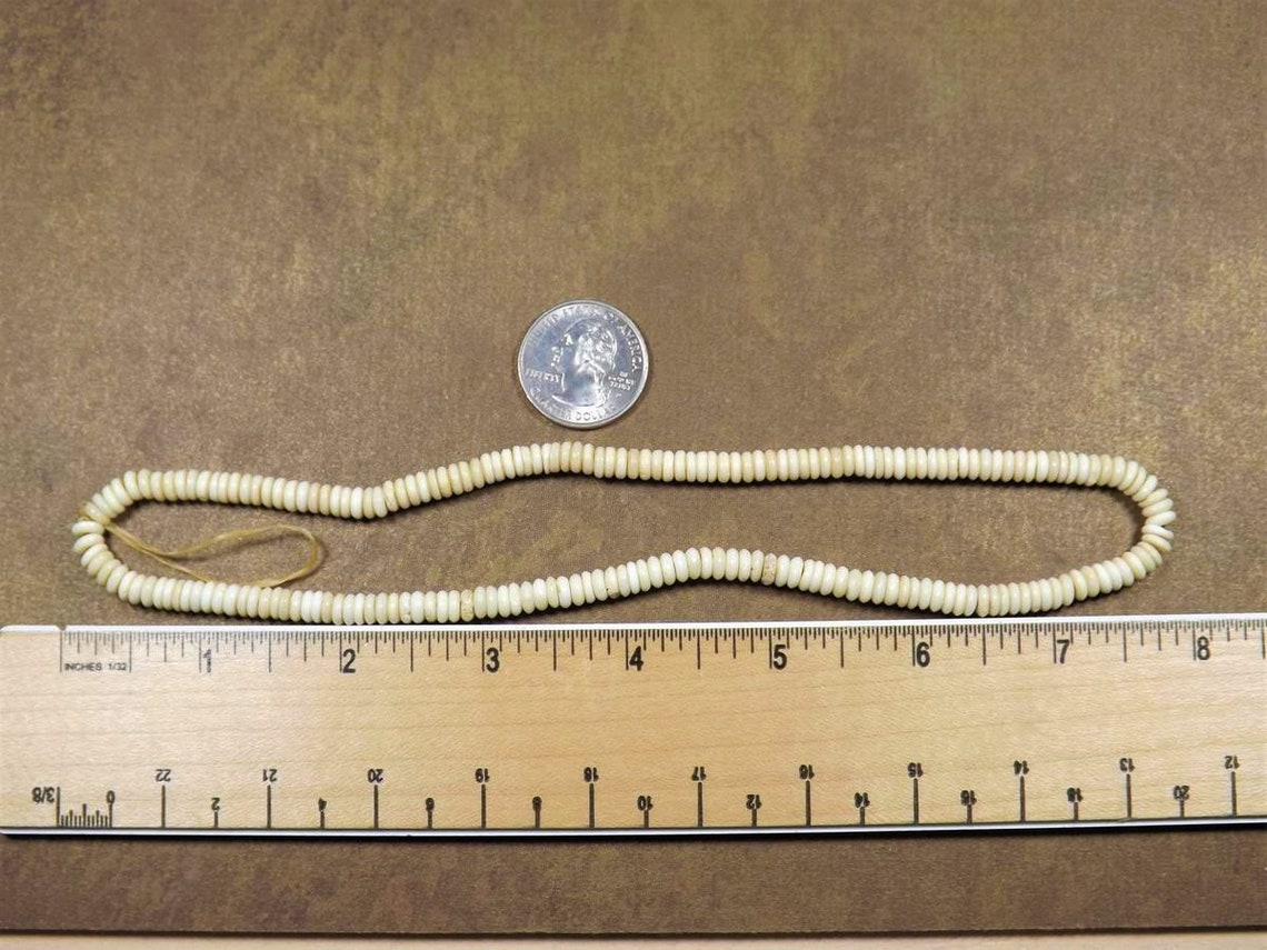 Carved Bone Washers, Spacers, Native American Type Jewelry Supply, Bone ...