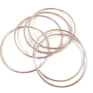 Qty of 4 Metal Rings 4", 4 Inch Size Metal Rings, Dreamcatcher Ring ...