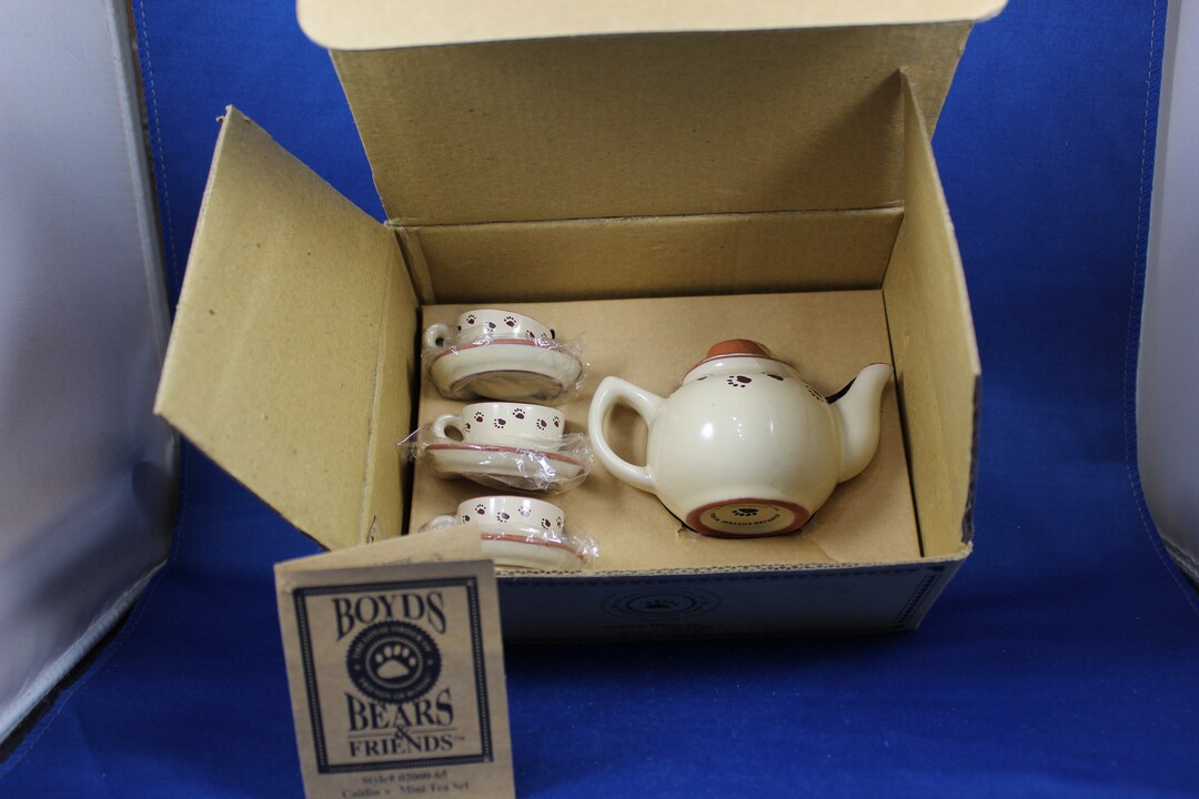 The Boyds Collection Mini Tea Set Style 02000-65 - Etsy