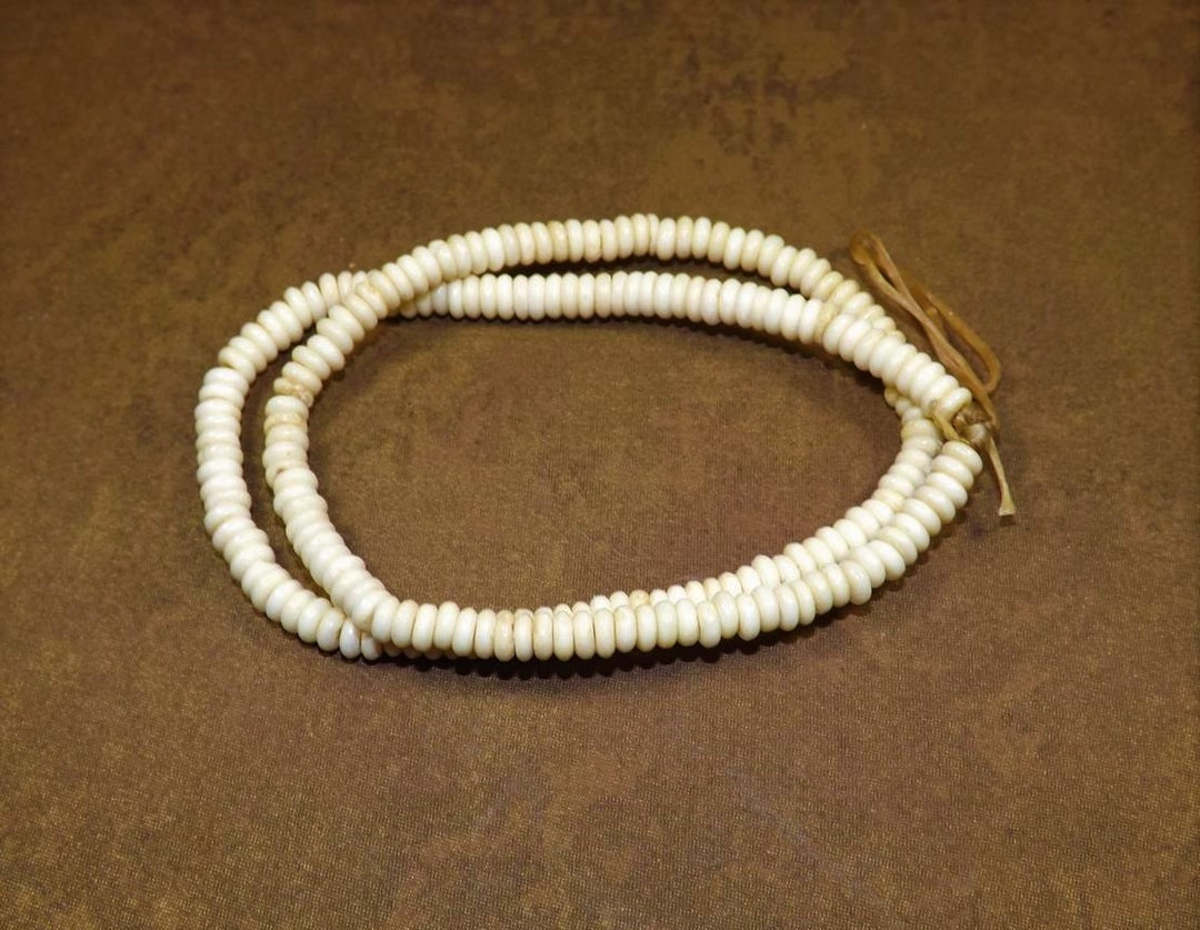 Carved Bone Washers, Spacers, Native American Type Jewelry Supply, Bone ...