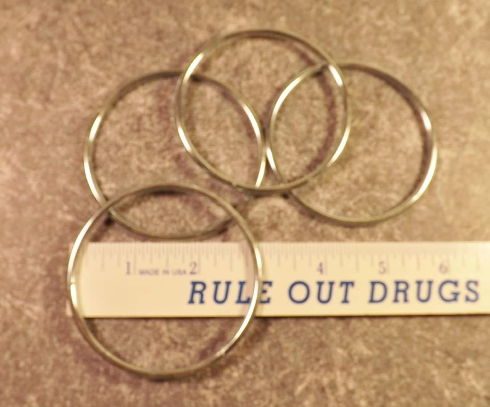 3 Inch Metal Rings 3 Craft Rings Qty of 4 Soldered | Etsy