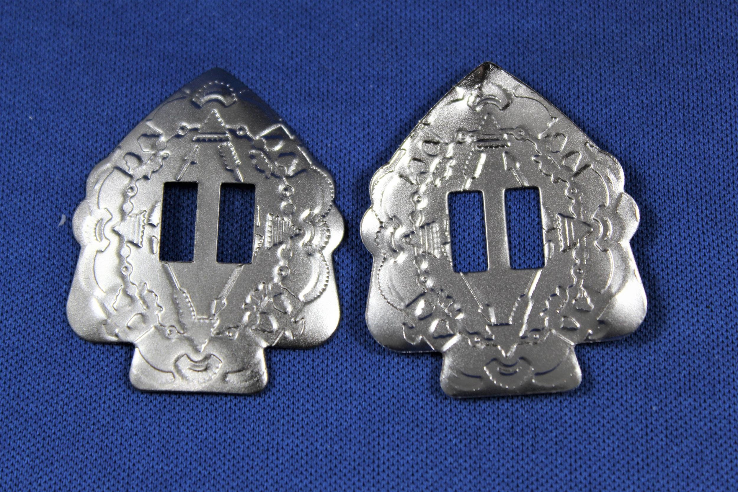 Arrowhead Conchos Lot of 10 Silver Metal Conchos Embossed | Etsy