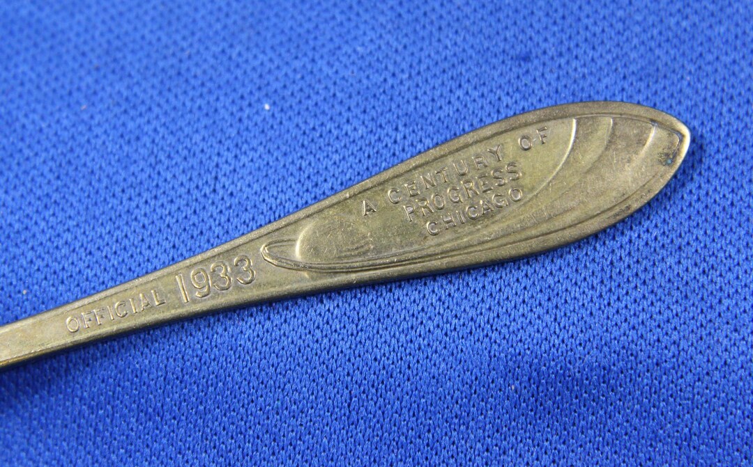 1933 Chicago A Century of Progress, Dirigold Spoon, Greenduck Co ...