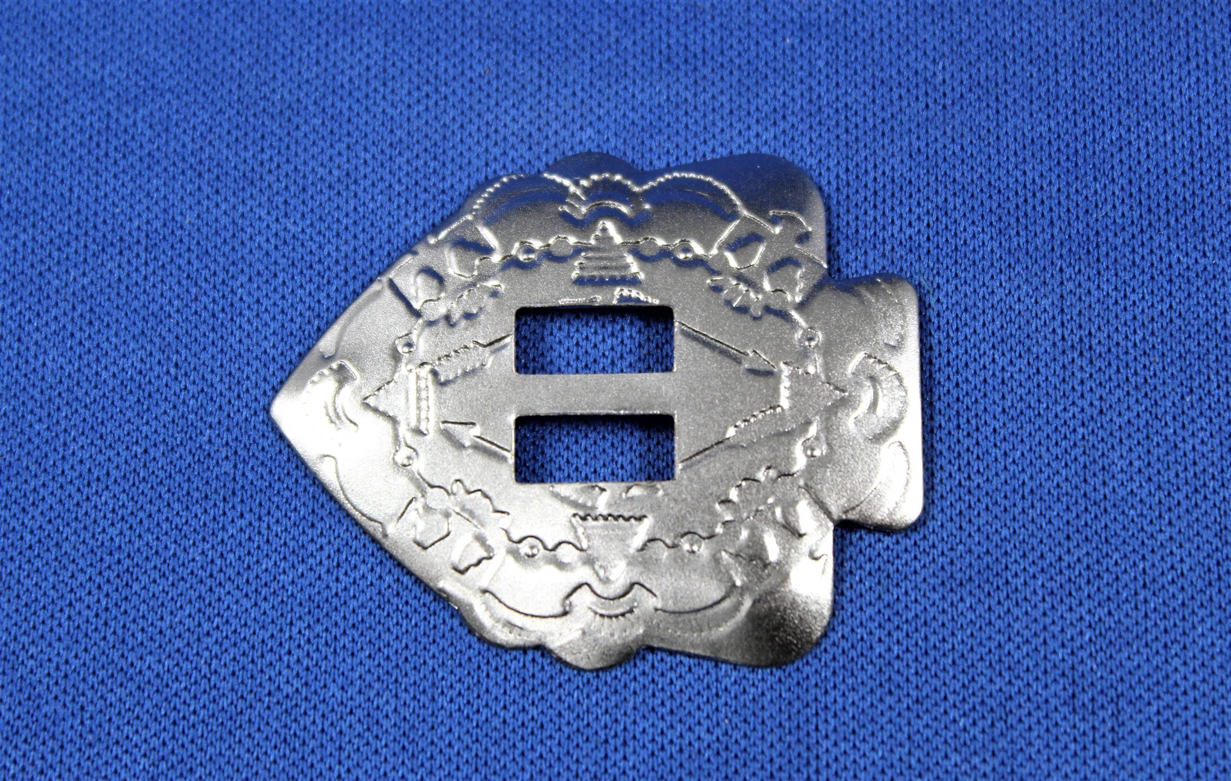 Arrowhead Conchos Lot of 10 Silver Metal Conchos Embossed | Etsy