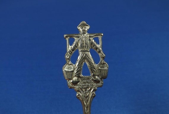 Dutch Boy with Buckets 2 Holland Spoons Made in Holland Spoons Dutch ...
