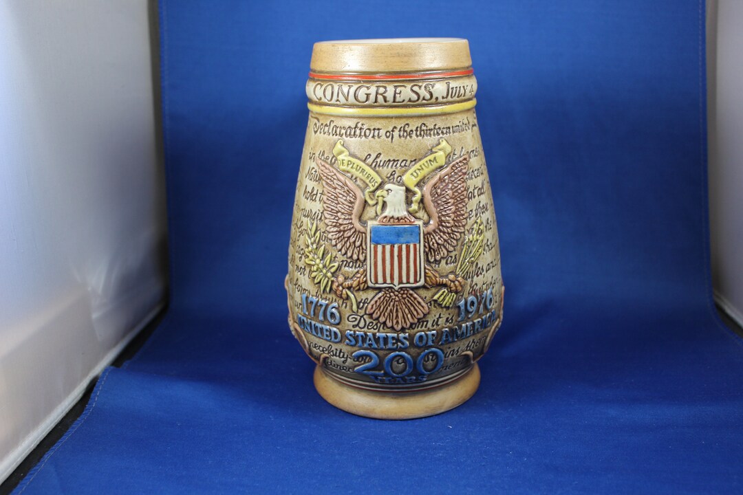200th Anniversary Budweiser Stein 1976 Limited Edition CS8 - Etsy