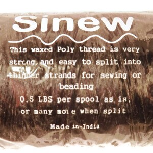 Artificial Black Sinew 70lb Strength, 300 Yards, 8oz Spool, Native ...