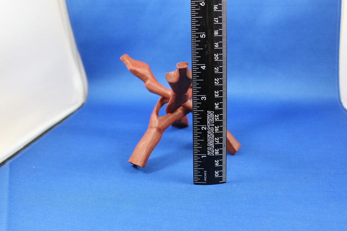 6 Inch Wood Display Stand Abalone Shell Holder Wooden - Etsy