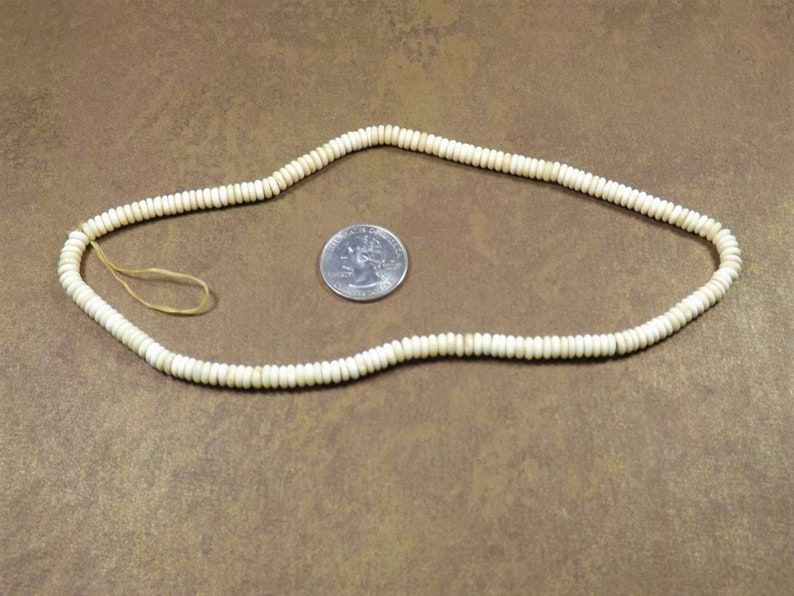 Carved Bone Washers, Spacers, Native American Type Jewelry Supply, Bone ...