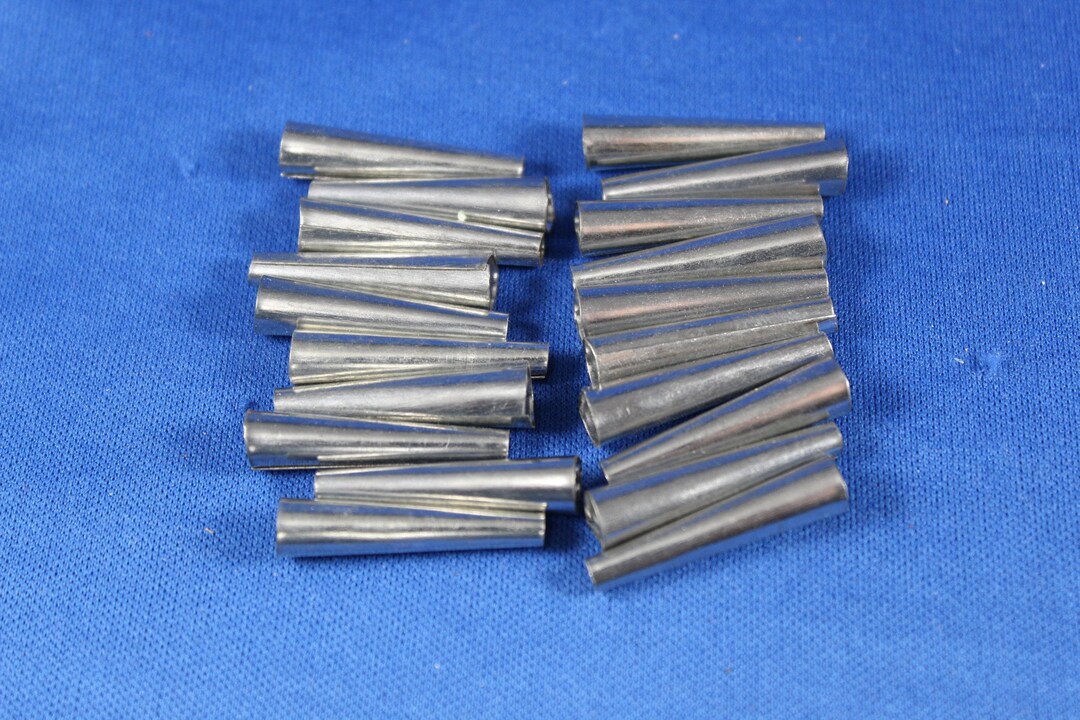 Tin Cones, Lot of 20, 1" Silver Tone Metal Cones, Native American Style ...