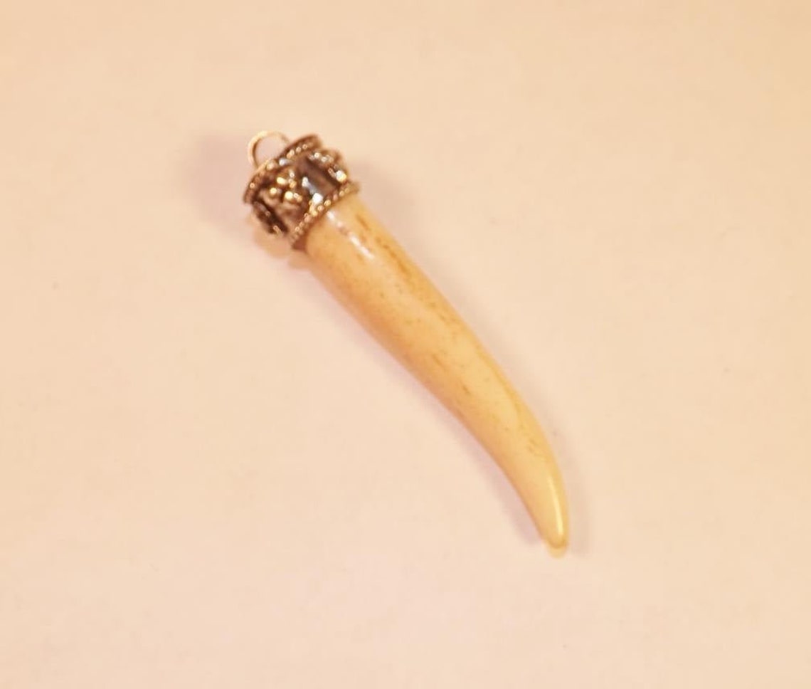 Bone Tusk Pendant Tusk Pendants Bone Comes From Oxen / Water - Etsy