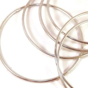 Qty of 4 Metal Rings 4", 4 Inch Size Metal Rings, Dreamcatcher Ring ...