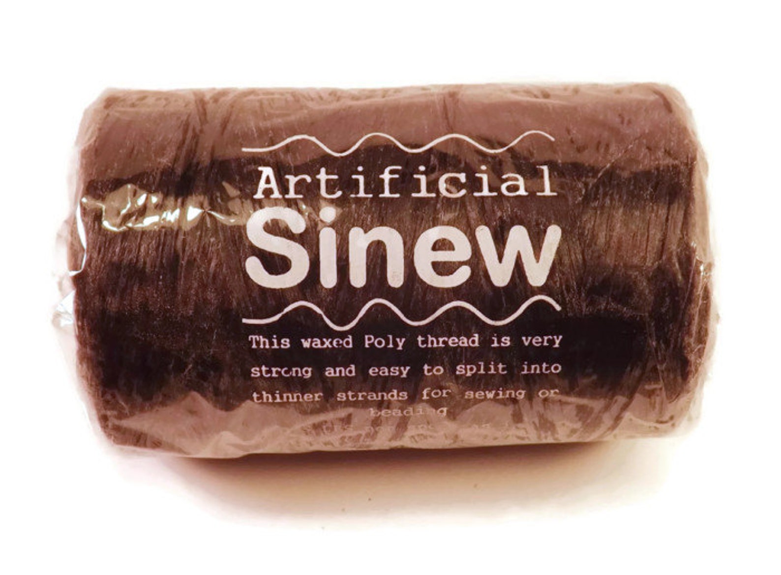 Artificial Black Sinew 70lb Strength 300 Yards 8oz Spool | Etsy