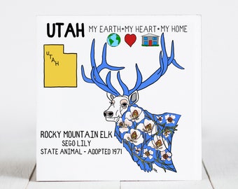 Utah State Symbols - Etsy