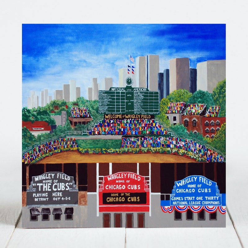 Chicago Cubs Coaster - Etsy