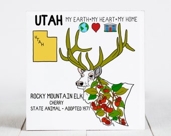 Utah State Symbols - Etsy