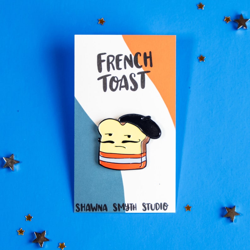 French Toast Enamel Pin Lapel Pin Gift for Friend Gift for - Etsy Canada