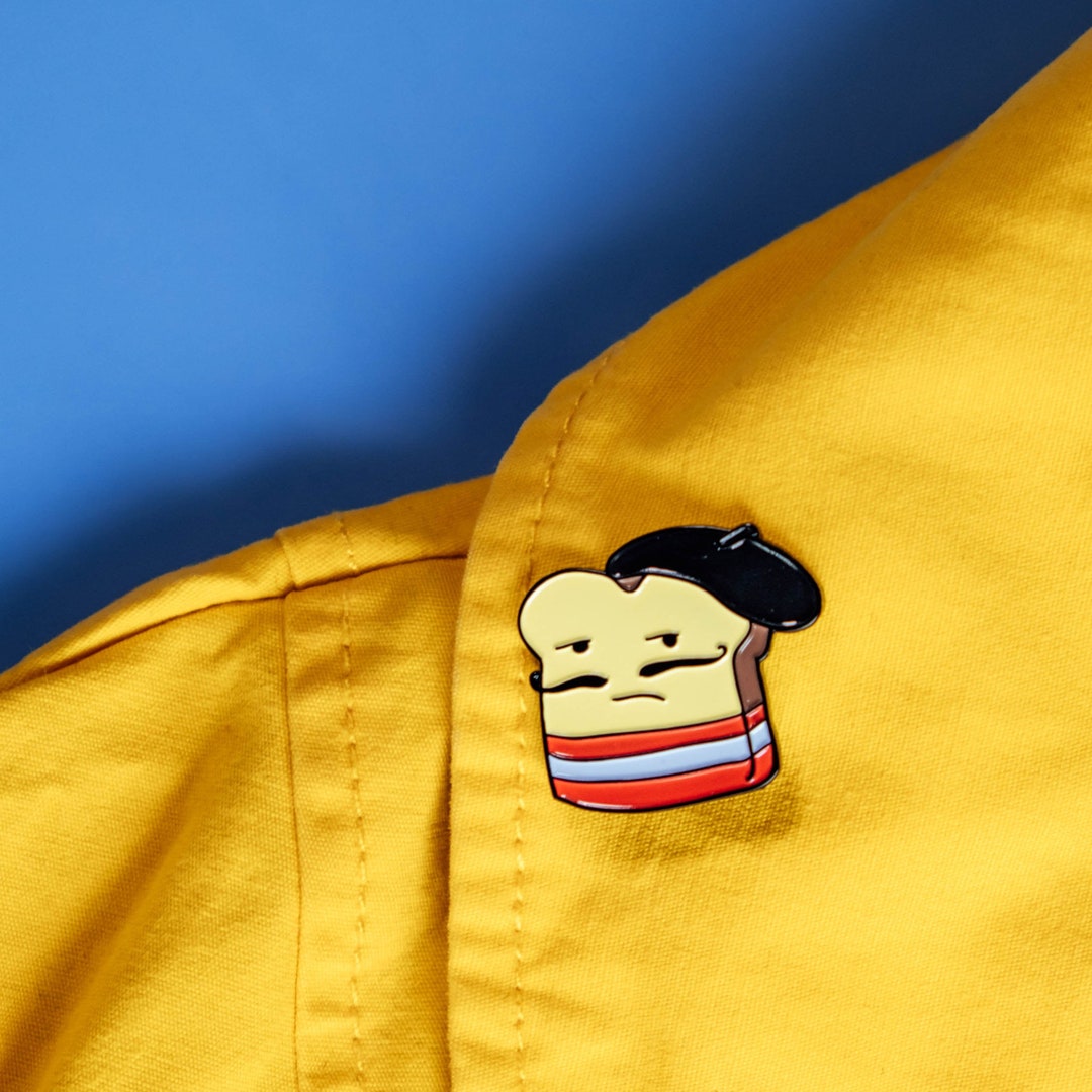 French Toast Enamel Pin - Lapel Pin Gift for Friend, Gift for ...