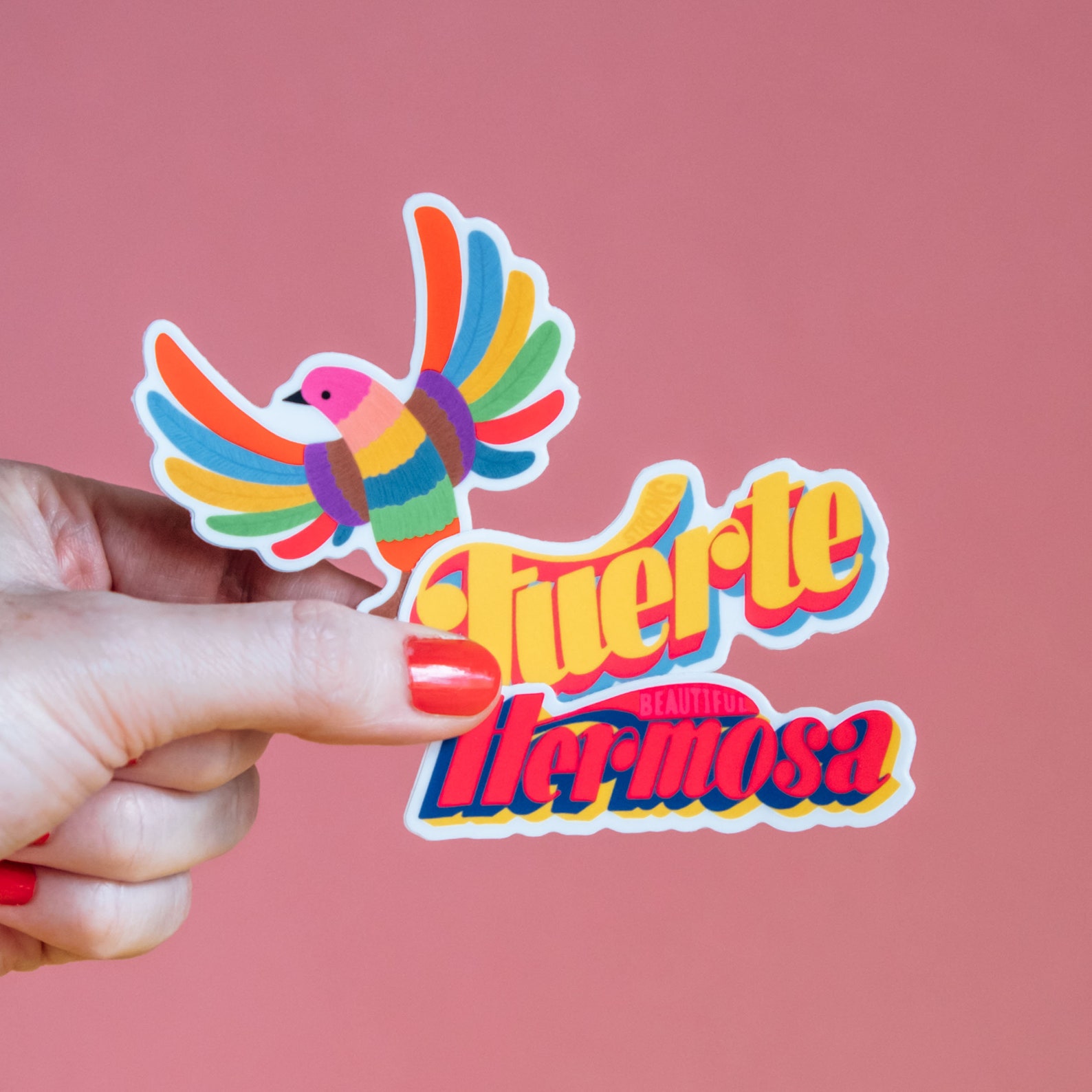 Fuerte strong Vinyl Sticker Gift for Friend Gift for | Etsy