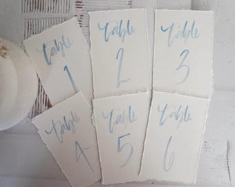 Wedding Table Numbers - Etsy