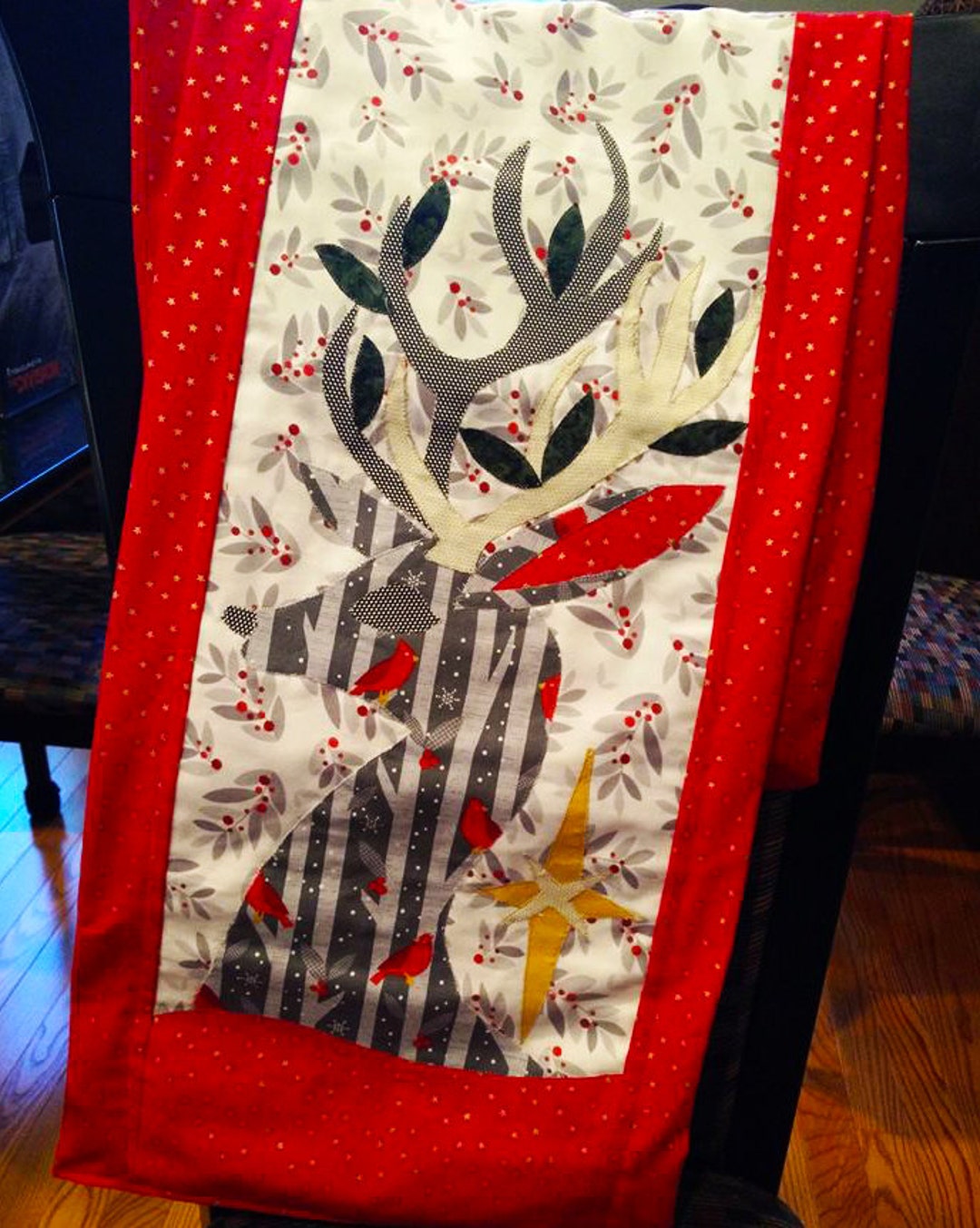 Reindeer Deer Applique Quilt Pattern - PDF Digital Download - Etsy