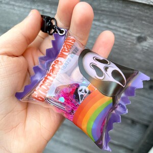 Ghostface Inspired Candy Bag Keychain Scream, Stab, Dead by Daylight ...