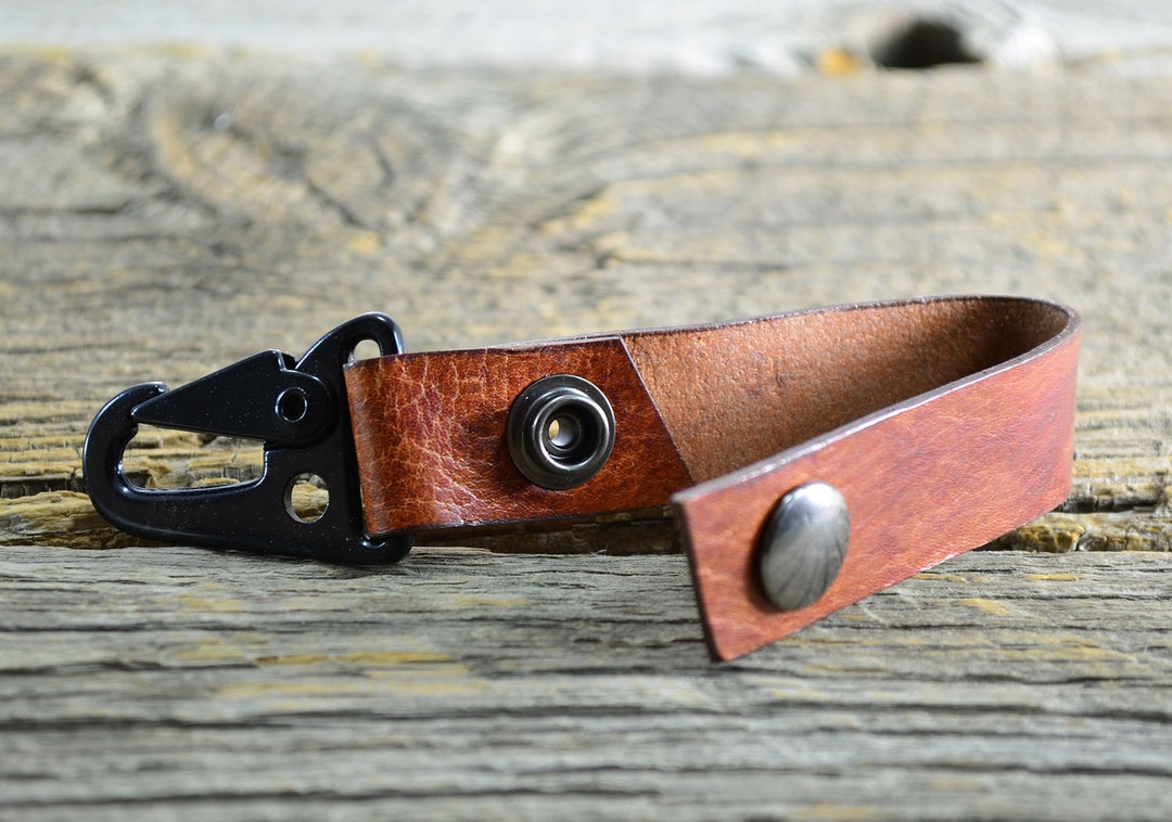 Leather Keychain - Handmade - Oiled Leather Keychains by Tahoemade ...
