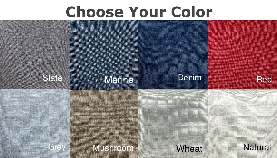 Outdoor Solid Textured Fabric Rumba, Red, Blue, Gray, Cream, Ivory ...