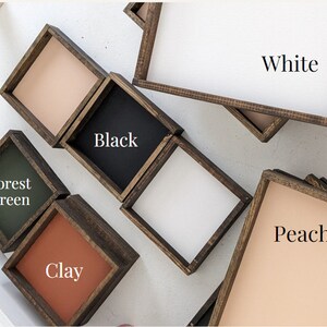 Reading Silhouette Wood Sign | Farmhouse Style Framed Wood Wall Art ...