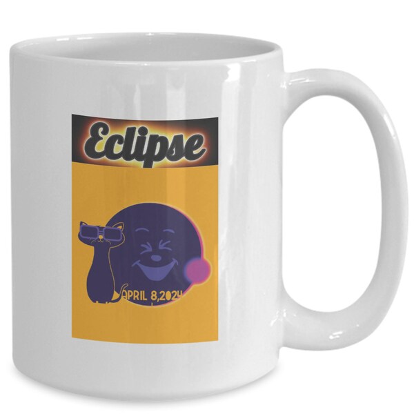 Solar Eclipse Mug, Solar Eclipse Mug, Eclipse 2024, Gift for Physicist ...