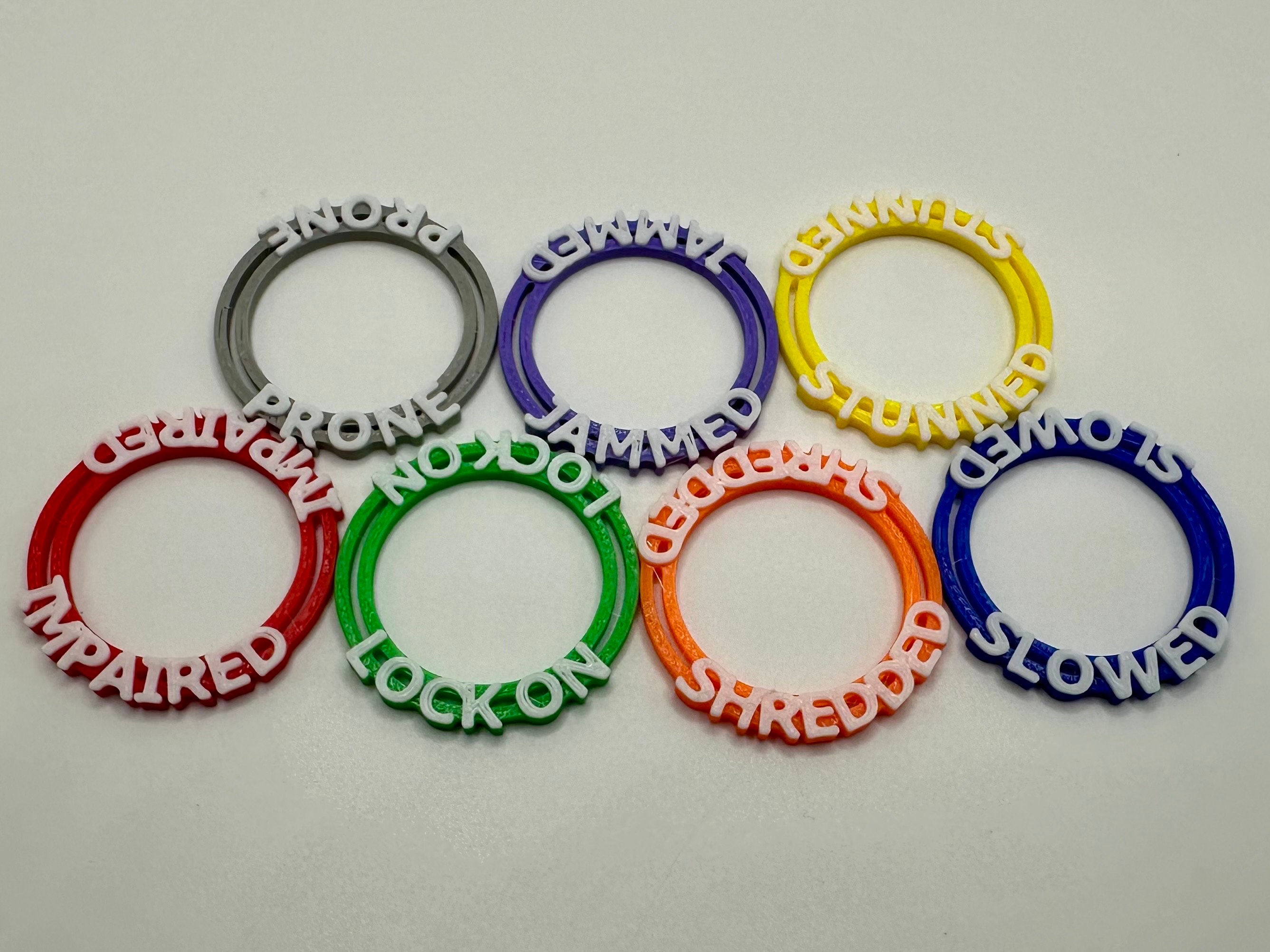 Lancer RPG Status and Condition Rings, Status Markers - Etsy