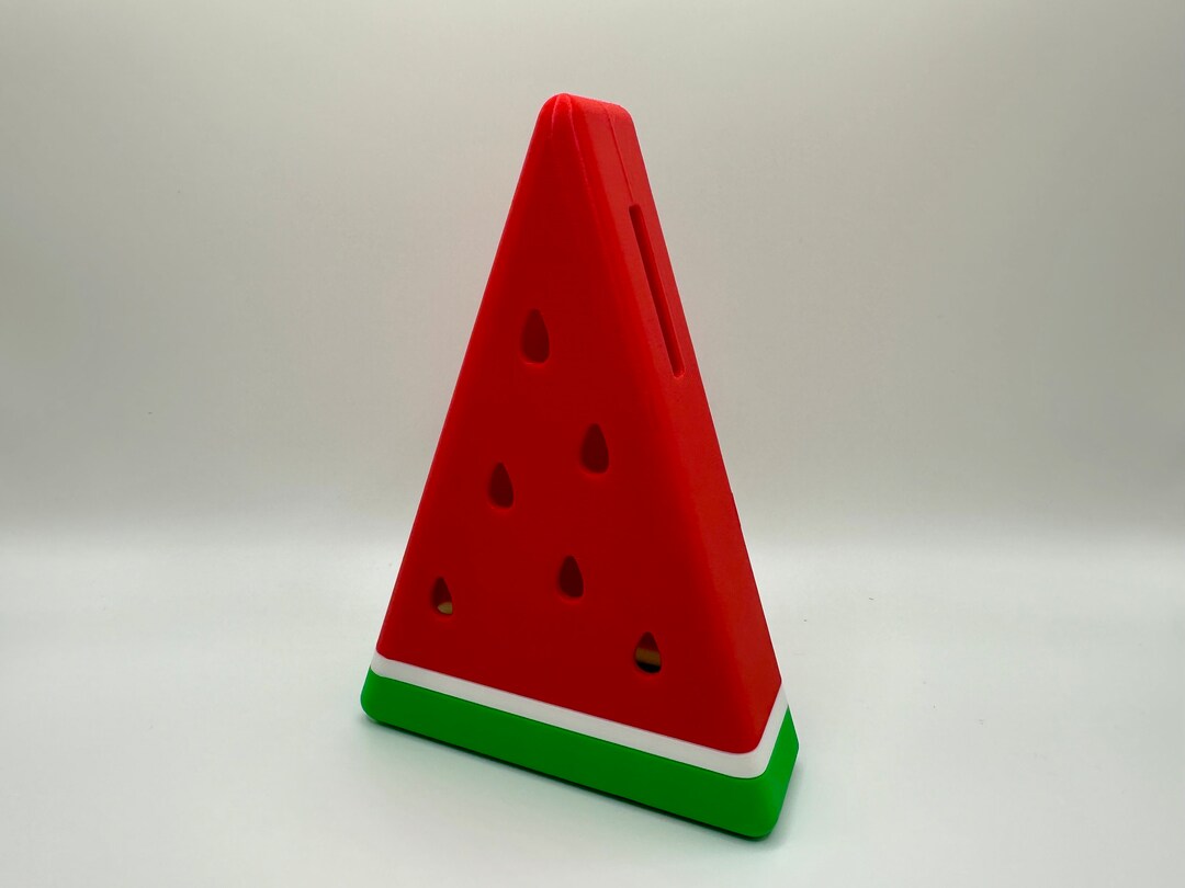 Watermelon Coin Bank Fun Piggy Bank - Etsy