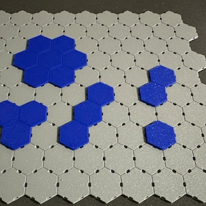 Hex Terrain Color Tiles - Dungeons and Dragons, Table Top Game Map | 1 ...