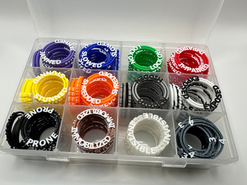 Lancer RPG Status and Condition Rings, Status Markers - Etsy