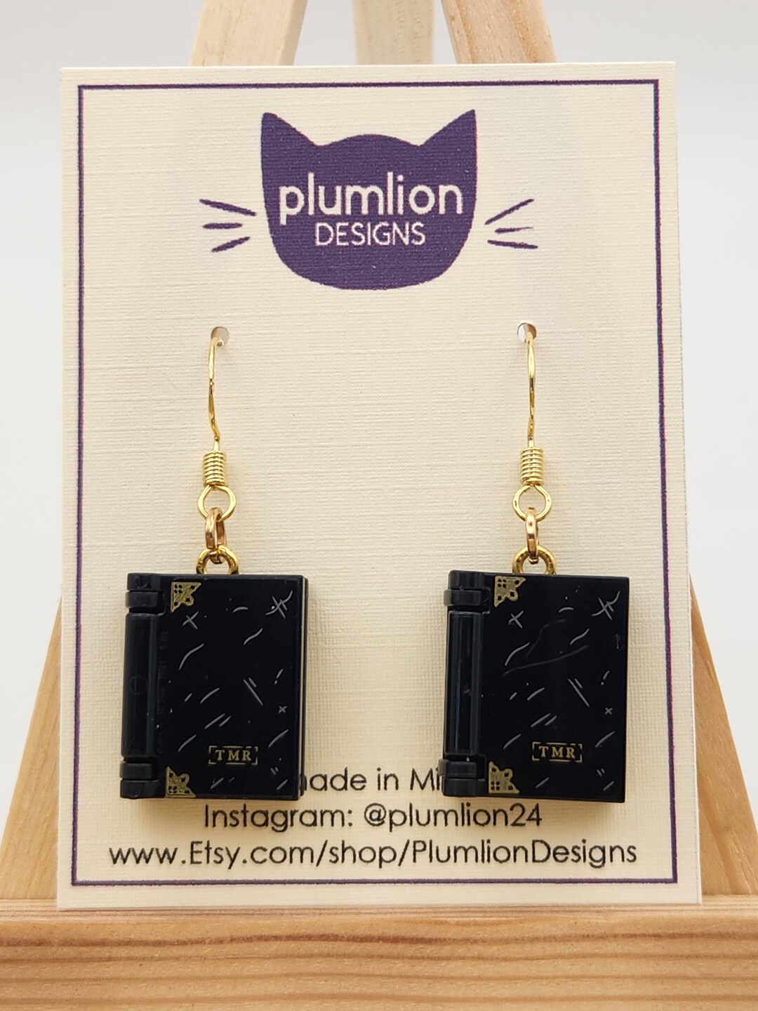 Harry Potter Tom Riddle Diary Dangle Earrings - Etsy