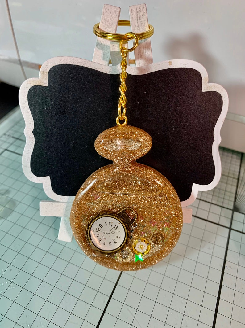 Time Piece Shaker Key Ring - Etsy