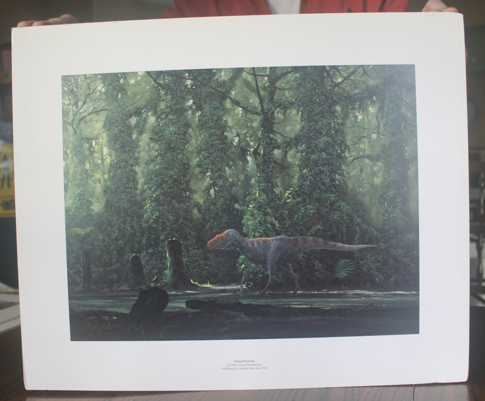 Daspletosaur by Doug Henderson, Scheele Fine Arts Dinosaur Art Print - Etsy