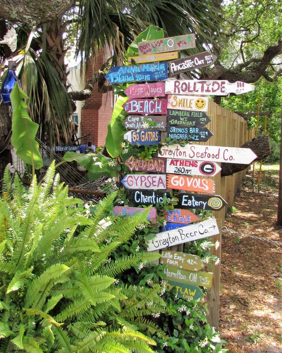 Grayton Beach Signpost Grayton Beach Florida - Etsy